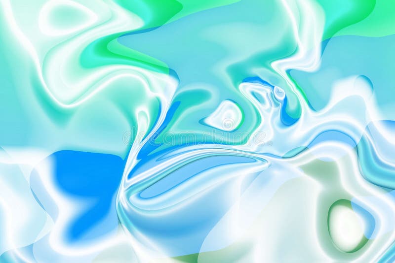 Cosmic Dance of Colors in a 3d Render of Liquid Pattern Like Waves ...