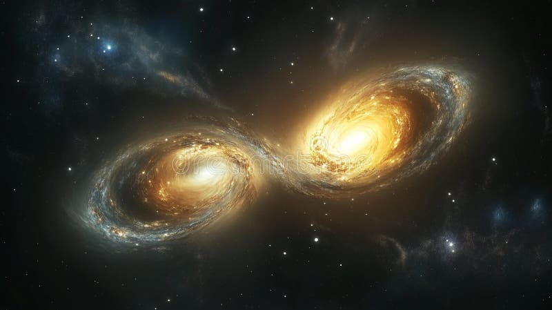 Cosmic Dance Celestial Infinity Symbol Nebula Stock Photos - Free ...