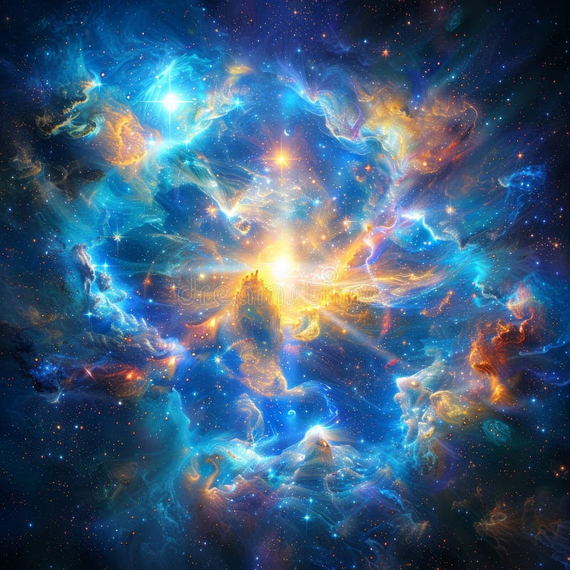 Cosmic Dance Nebula, Stars, and Interstellar Clouds in Vivid Colors ...