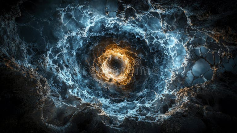 Cosmic Dark Vortex Unveiled Deep Space Digital Art Celestial ...