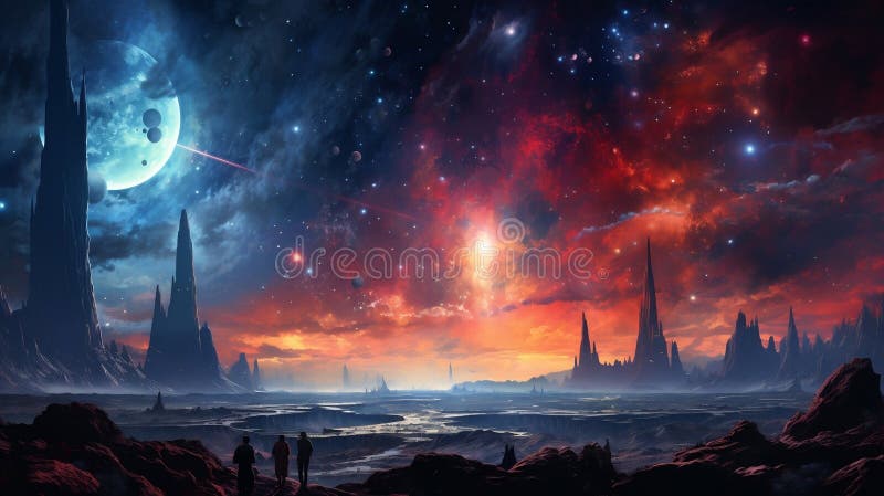 A Cosmic Dreamscape, Swirling Galaxies, and Interstellar Travel ...