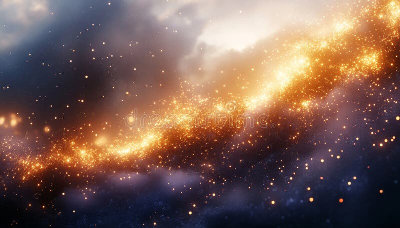 Cosmic Dust Trail, a Celestial River of Sparkling Stars and Cloud ...