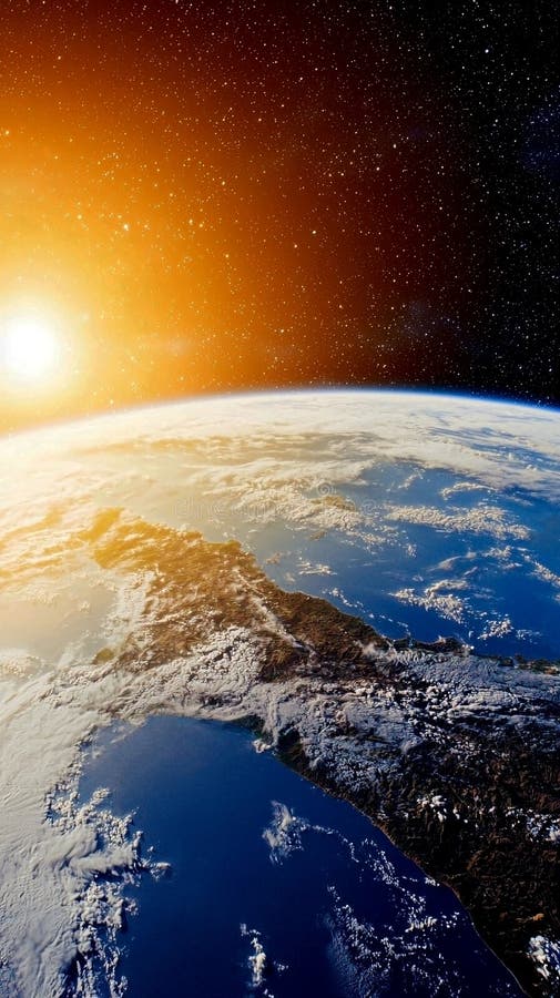 Cosmic Earth Background for Creative and Digital Projects Stock ...