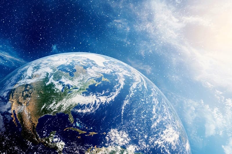 Cosmic Earth Background for Digital and Creative Projects Stock ...