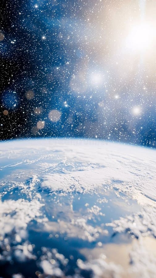 Cosmic Earth Background for Digital and Creative Projects Stock ...