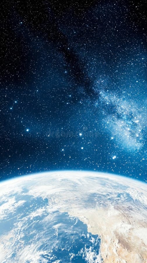 Cosmic Earth Background for Digital and Creative Projects Stock ...