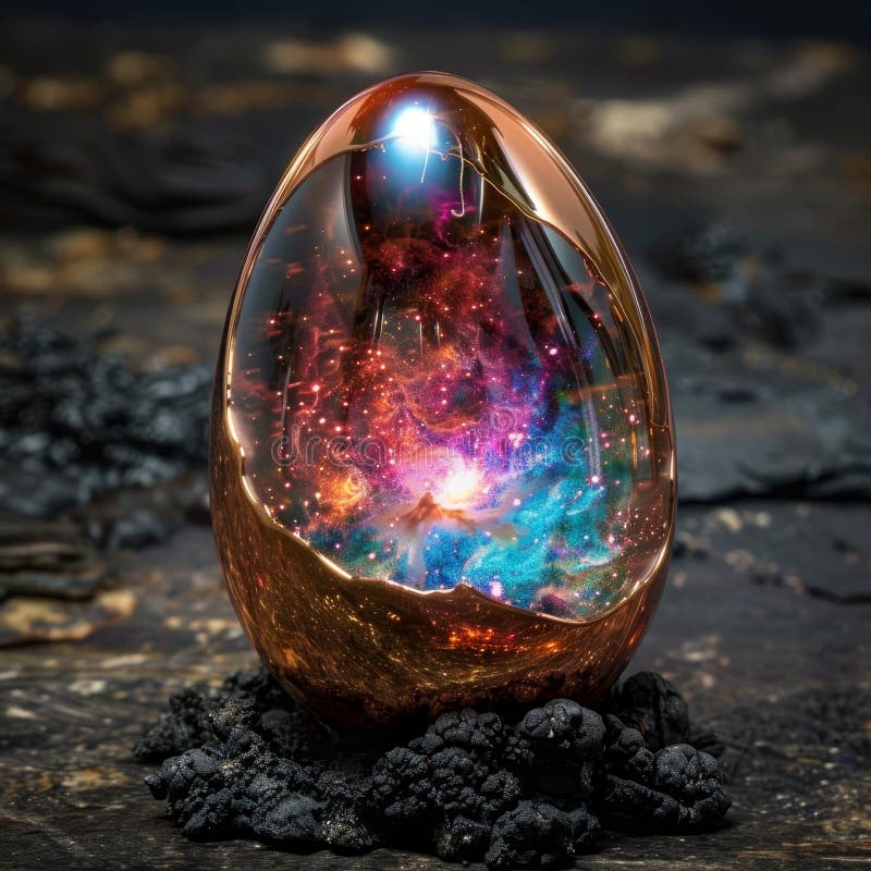 Cosmic Egg Nebula stock illustration. Illustration of sphere - 315748674