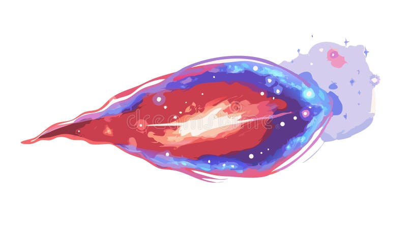 Cosmic Energy Flow: Abstract Space Art, Vector Design Generative AI ...