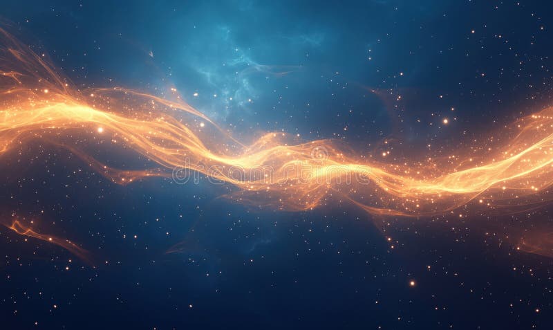 Cosmic Energy Flow in Deep Space with Glowing Particles and Nebulae ...