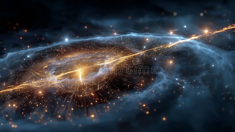 Cosmic Energy Flow in Outer Space Stock Photo - Image of cosmic ...