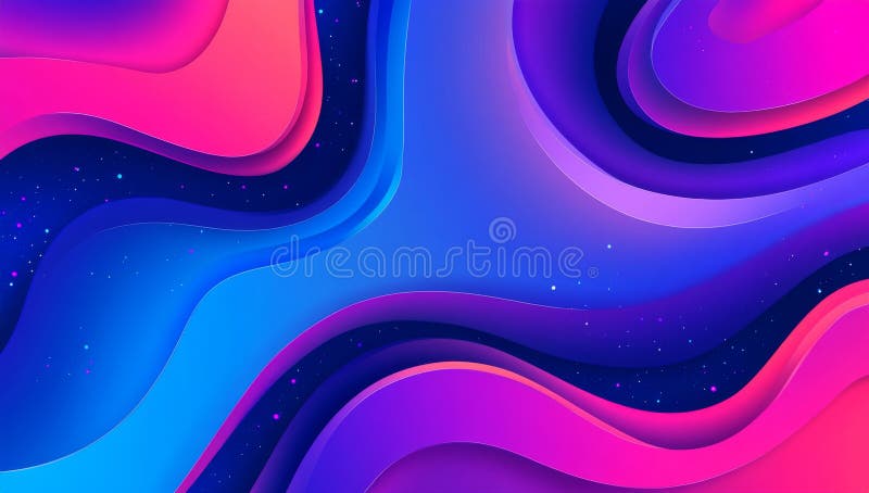 Cosmic Environment of Outer Space Filled with Abstract Art and ...