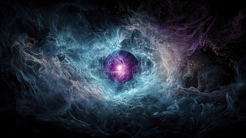 Cosmic Exploration of an Enigmatic Void with a Glowing Sphere of Light ...