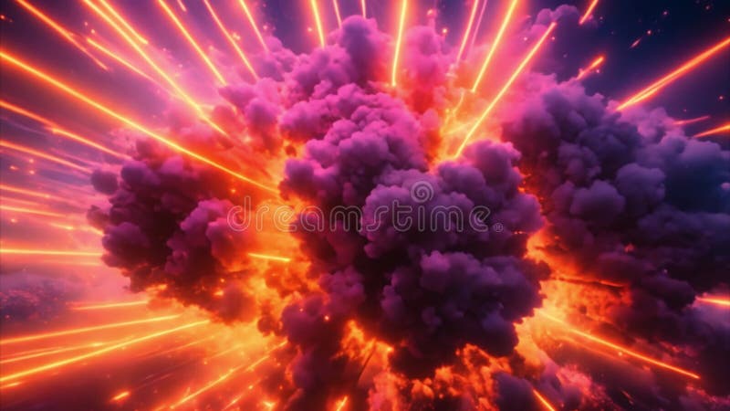 Cosmic Explosion stock footage. Video of impact, explosion - 336008408