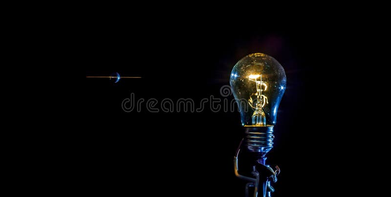 Amazing Explosion of a Burning Light Bulb with Splinters and Smoke ...