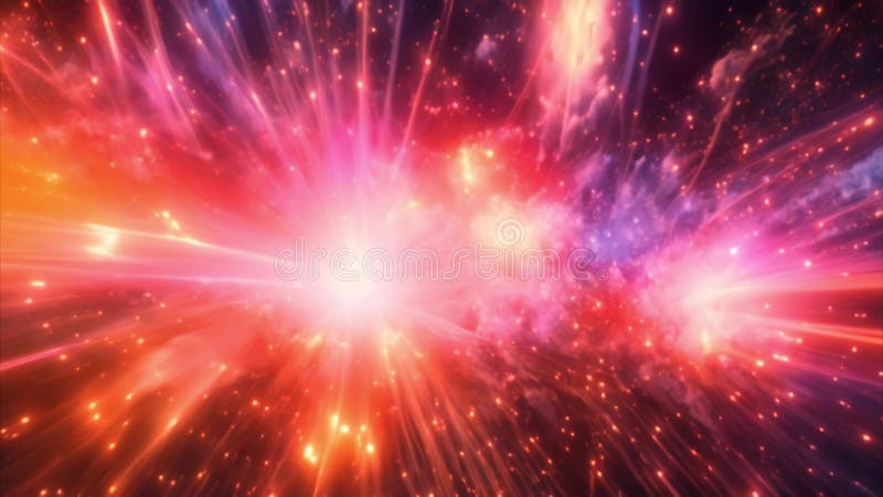 Cosmic Explosion in a Galaxy Stock Footage - Video of heaven, galaxy ...