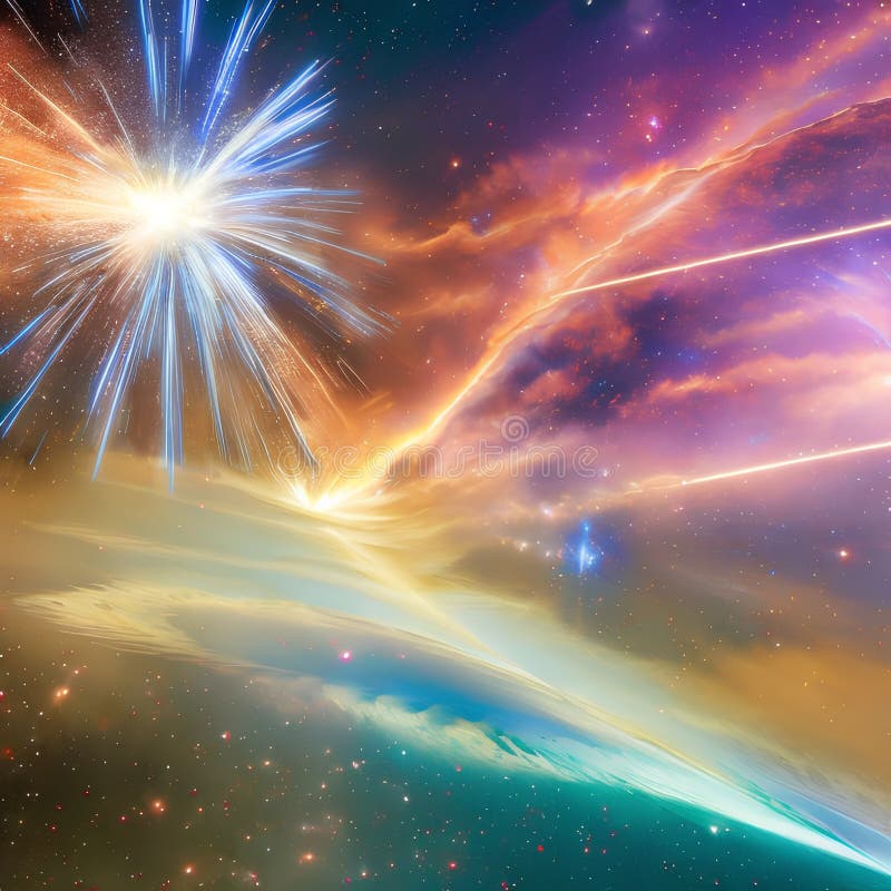A Cosmic Explosion of Light and Energy, with Stars and Galaxies ...