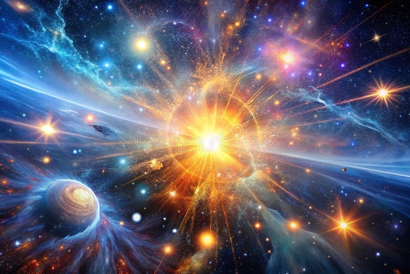 Cosmic Explosion in Nebula, Stars, Planets. Possible Use Science ...