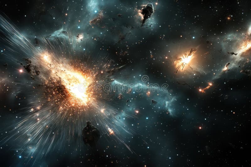 Cosmic Explosion in Outer Space Showcases Brilliant Colors and ...
