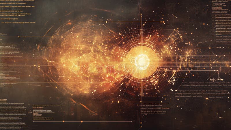 Cosmic Explosion with Radiant Energy and Digital Elements in a Space ...