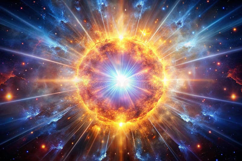 Cosmic Explosion, Star Birth, Nebula, Radiating Light Stock ...