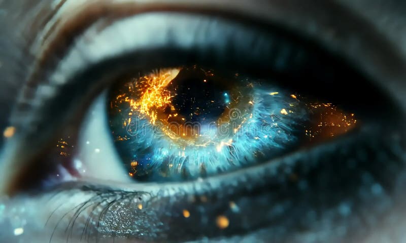 Cosmic Eye stock footage. Video of glowing, fantastic - 382545520