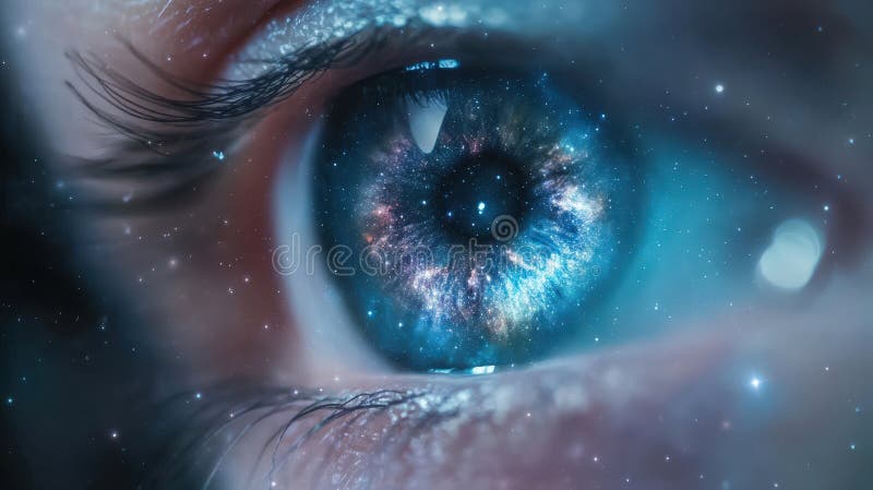 A Cosmic Eye: a Glimpse into the Universe through an Enigmatic Blue ...