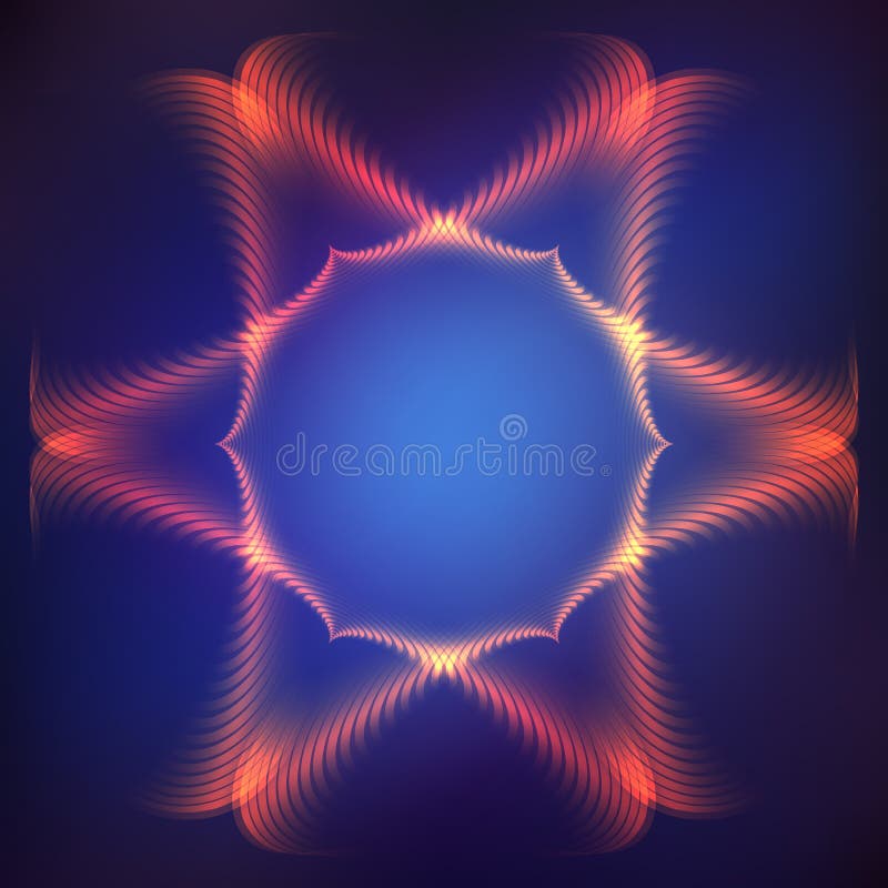 Cosmic Frame with Planets and Stars. Stock Vector - Illustration of ...