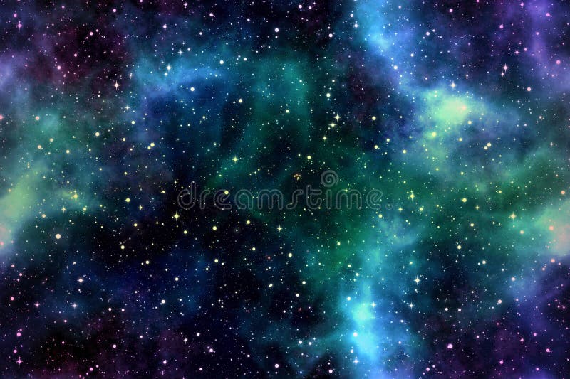 Cosmic Galaxy Aether Background Stock Illustration - Illustration of ...