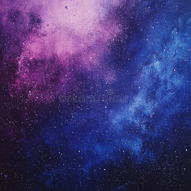 A Cosmic Galaxy-Inspired Gradient Transitioning Sky Stock Illustration ...