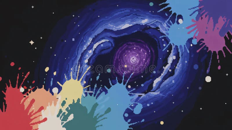 Pixel Splatter Stock Illustrations – 1,628 Pixel Splatter Stock ...