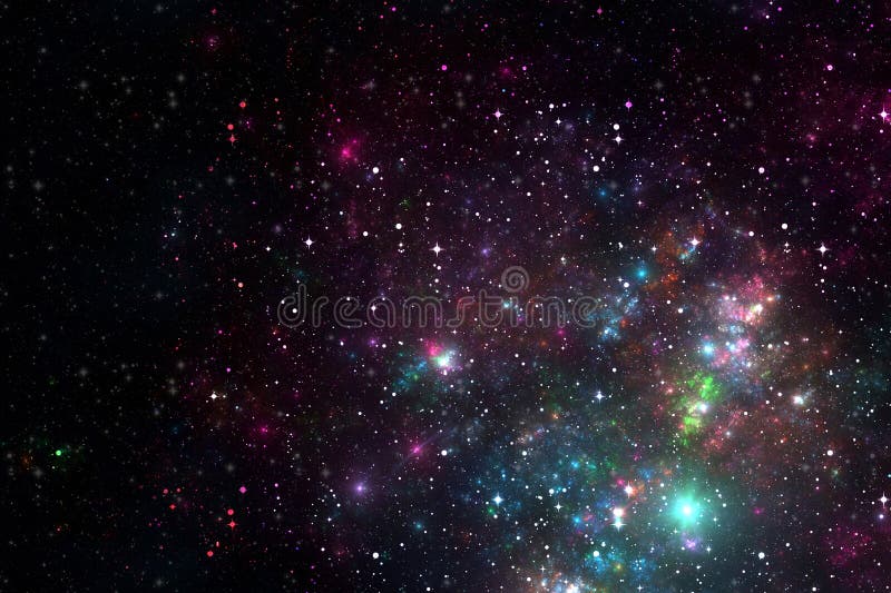 Cosmic Galaxy Space Background - Starry Sky Universe Backdrop - Galaxy ...