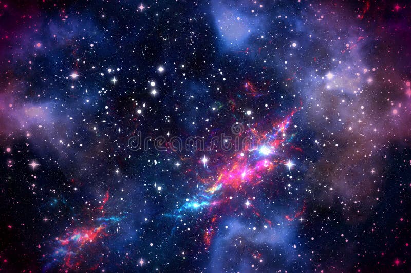 Cosmic Galaxy Stars Print - Starry Sky Backdrop - Galaxy Space ...