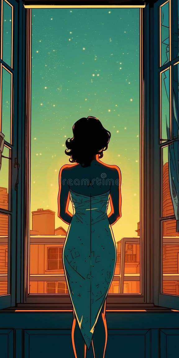 Cosmic Gaze: a Pulp Comics Style Space Exploration Art Stock ...