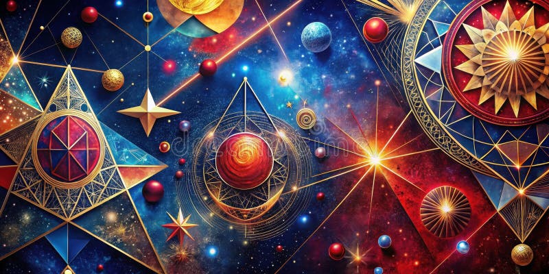 Cosmic Geometry Celestial Bodies and Golden Geometric Forms Intertwined ...