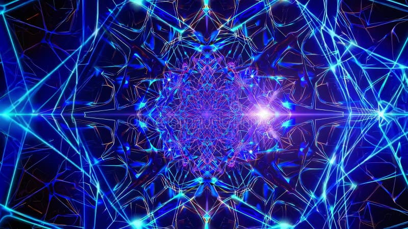 Cosmic Geometry Dance, Animated Kaleidoscope Patterns Stock Footage ...
