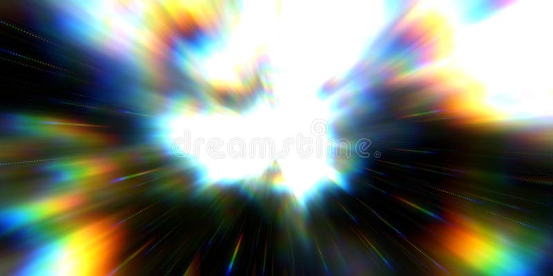 Cosmic Glitch Movement Lights in Flow Fluid Speed Rainbow Blurred ...