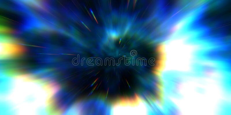 Cosmic Glitch Movement Lights in Flow Fluid Speed Rainbow Blurred ...