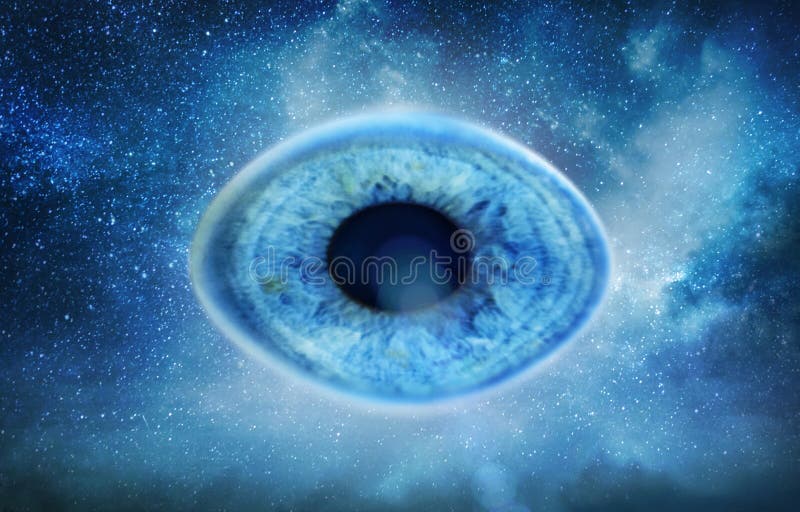 Cosmic Iris Eye with Starry Details for Your Next Space-Themed Project ...