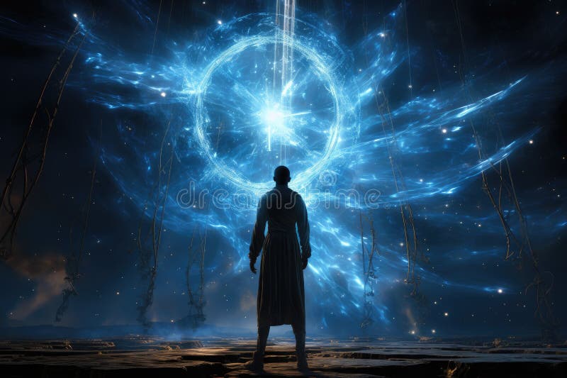 Cosmic Hunter Fires Comets in Magic Constellation, Surrounded by ...