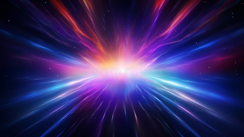 Cosmic Hyper Space Design with Interstellar Elements Stock Illustration ...