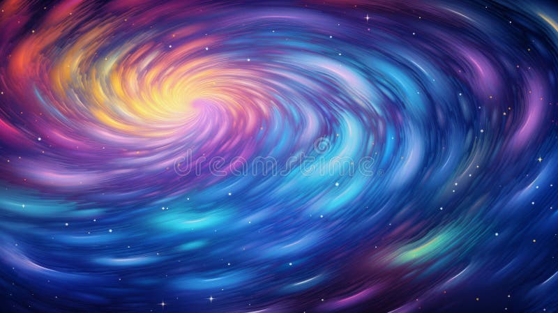 Cosmic Hyper Zoom Background with Starry Elements Stock Illustration ...