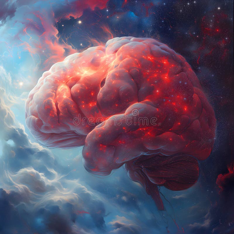 Cosmic Intellect: the Human Brain Superimposed on a Stellar Nebula ...