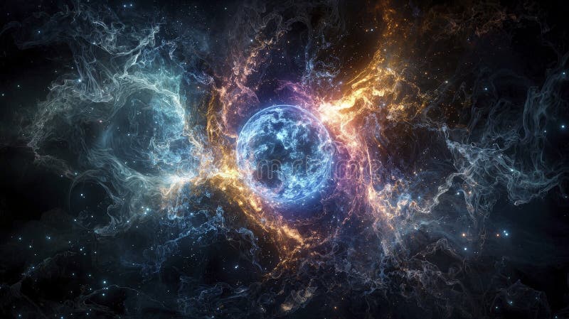 Cosmic Interconnectedness of Planetary Formation Space Digital Art ...