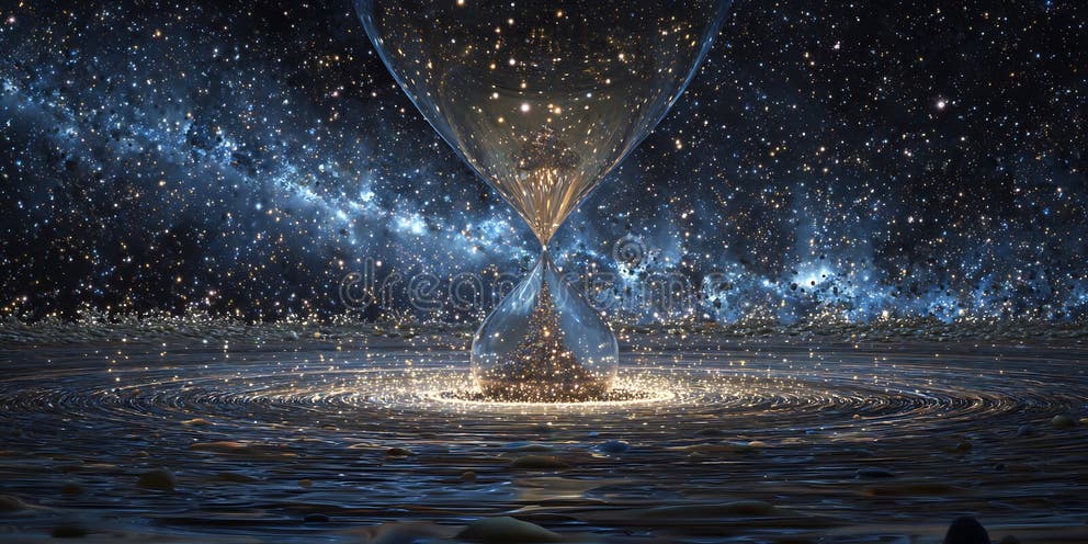 Cosmic Landscape Celestial Wonders Mysterious Structures Stock Illustration - Illustration of ...