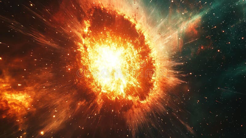 Cosmic Light Explosion Galaxy Space Background Stock Illustrations ...