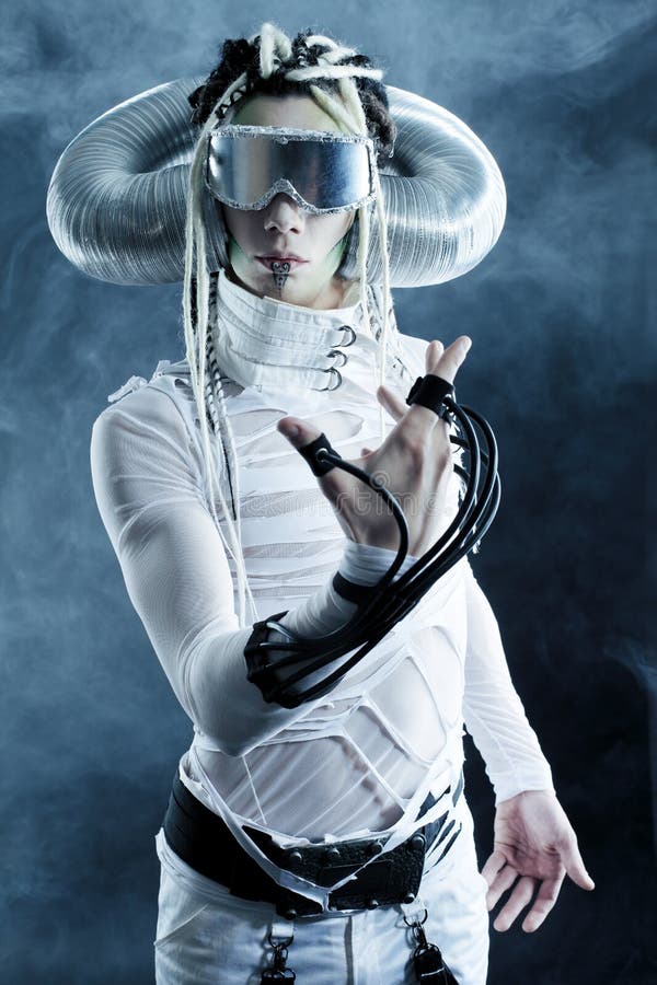 Cosmic man stock image. Image of male, glasses, hair - 14031545