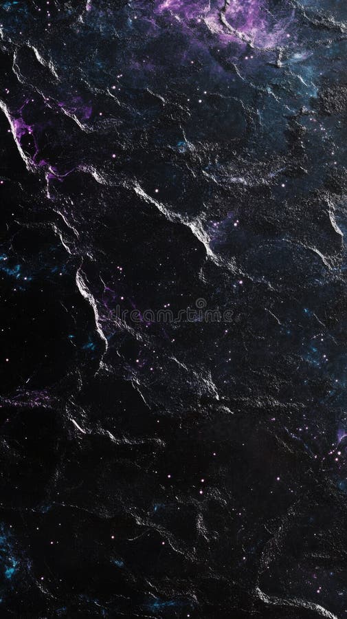 Cosmic Marble Texture with Purple and Blue Highlights in Dark Space ...