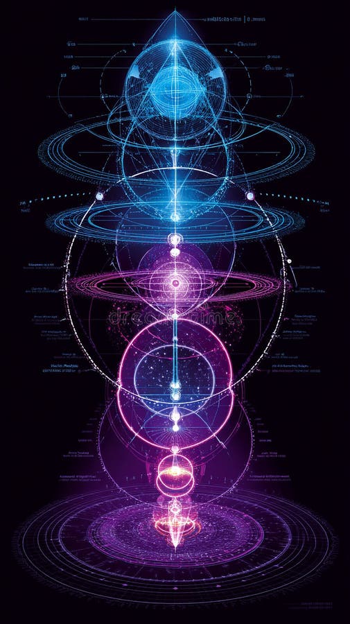 Cosmic Mathematical Universe Stock Photo - Image of science, energy ...