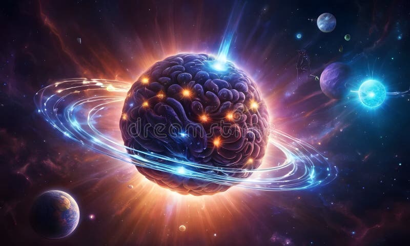 Cosmic Mind Illuminating the Universe AI Generated Stock Image - Image ... Cosmic Mind Illuminating the Universe AI Generated Stock Image - Image ...