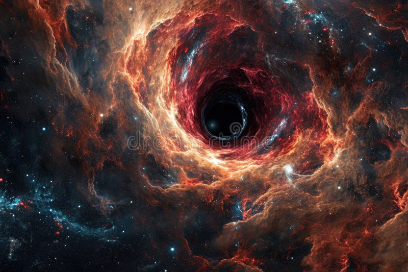 Cosmic Mystery The Depths Of A Black Hole In Space An Enigmatic